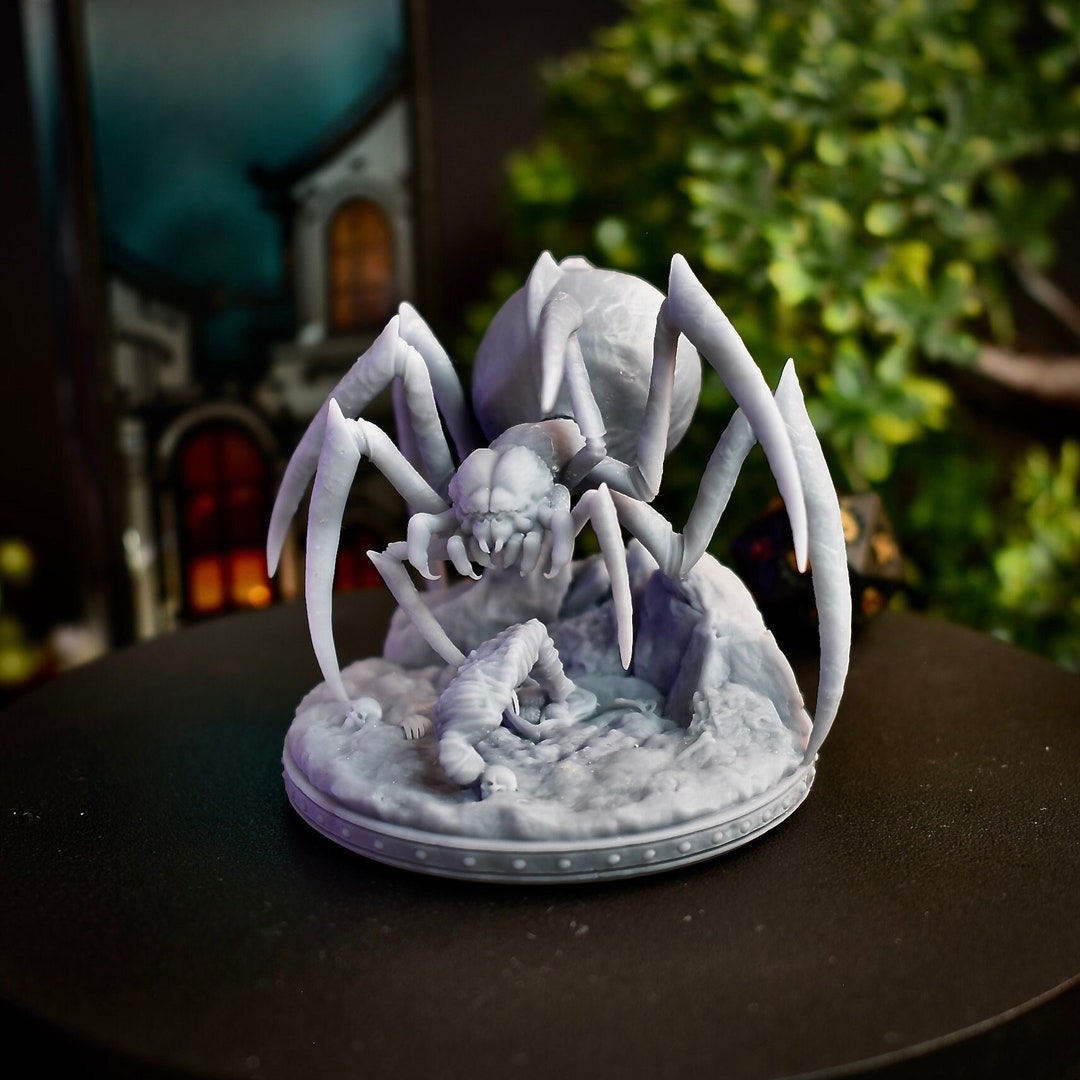 Giant Spider Monster Miniature: 28/32/38mm Fantasy RPG Mini for Dnd ...