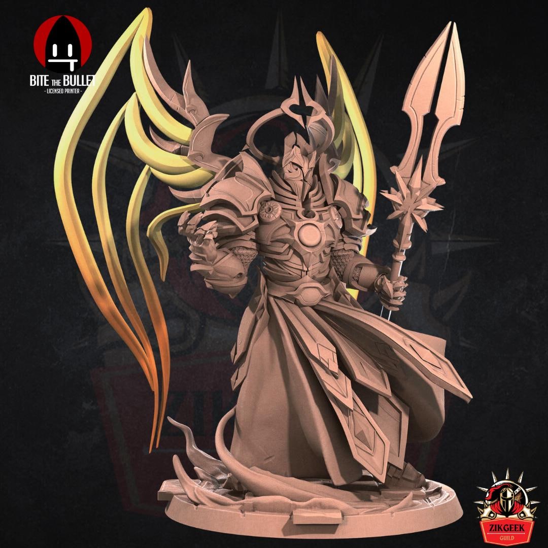 Angel Seraphim of Valor Miniature: 28/32/38mm Fantasy RPG Mini for Dnd ...