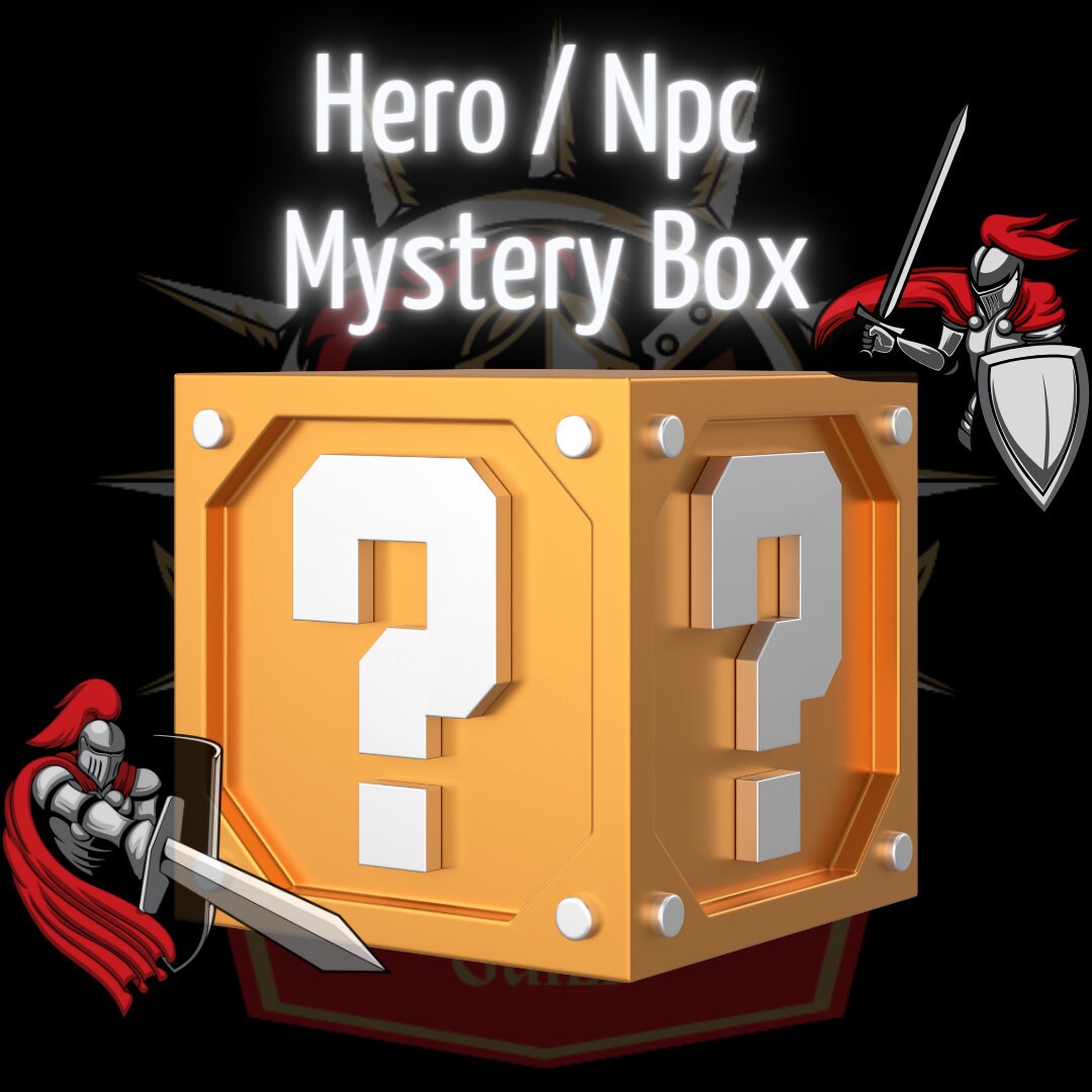 Hero / NPC Mystery Box Dnd Miniature Bundle Dungeon Hero Quest Dnd ...