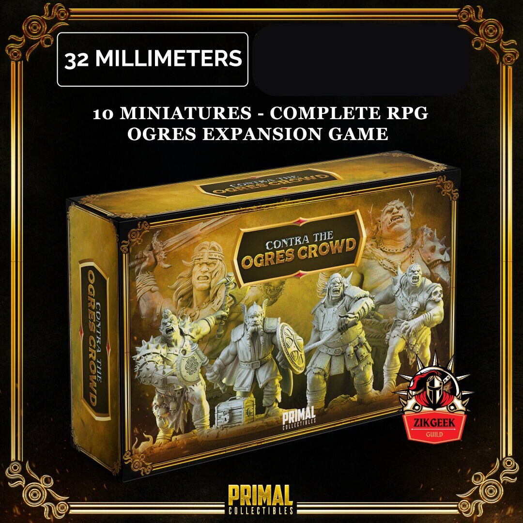 The Ogres Crowd Classic Dnd Miniature Masters of Dungeon Hero - Etsy