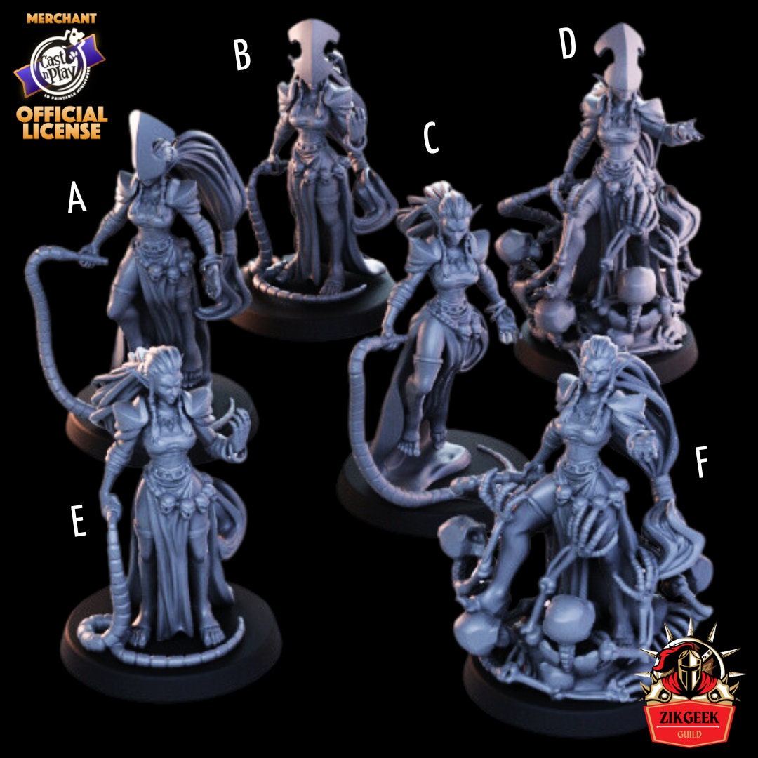 Female Necromancer Dnd Miniature, Dungeons and Dragons Mini, Hero Quest ...