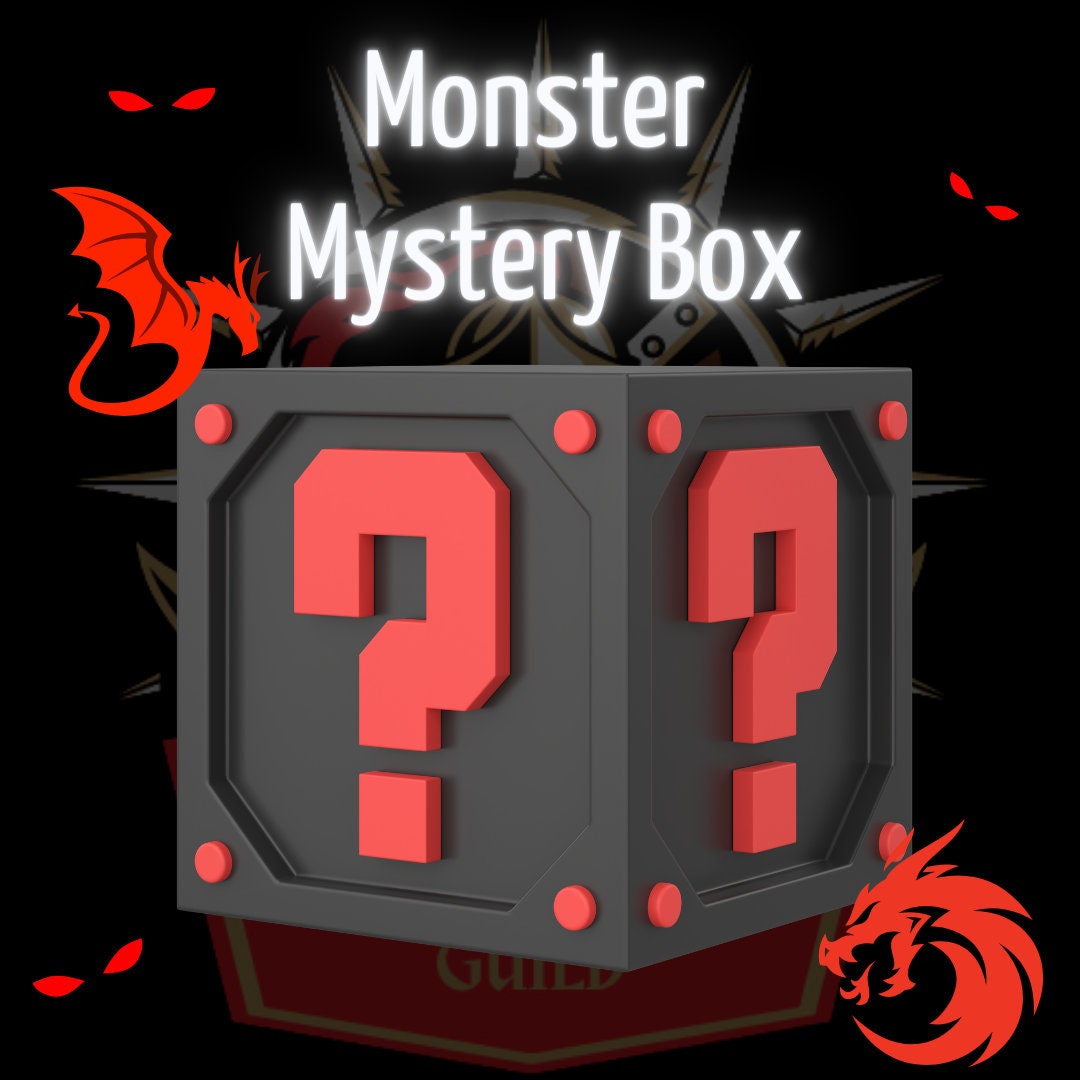 Monster Mystery Box Miniatures Set Dungeon Quest Dnd Tabletop - Etsy