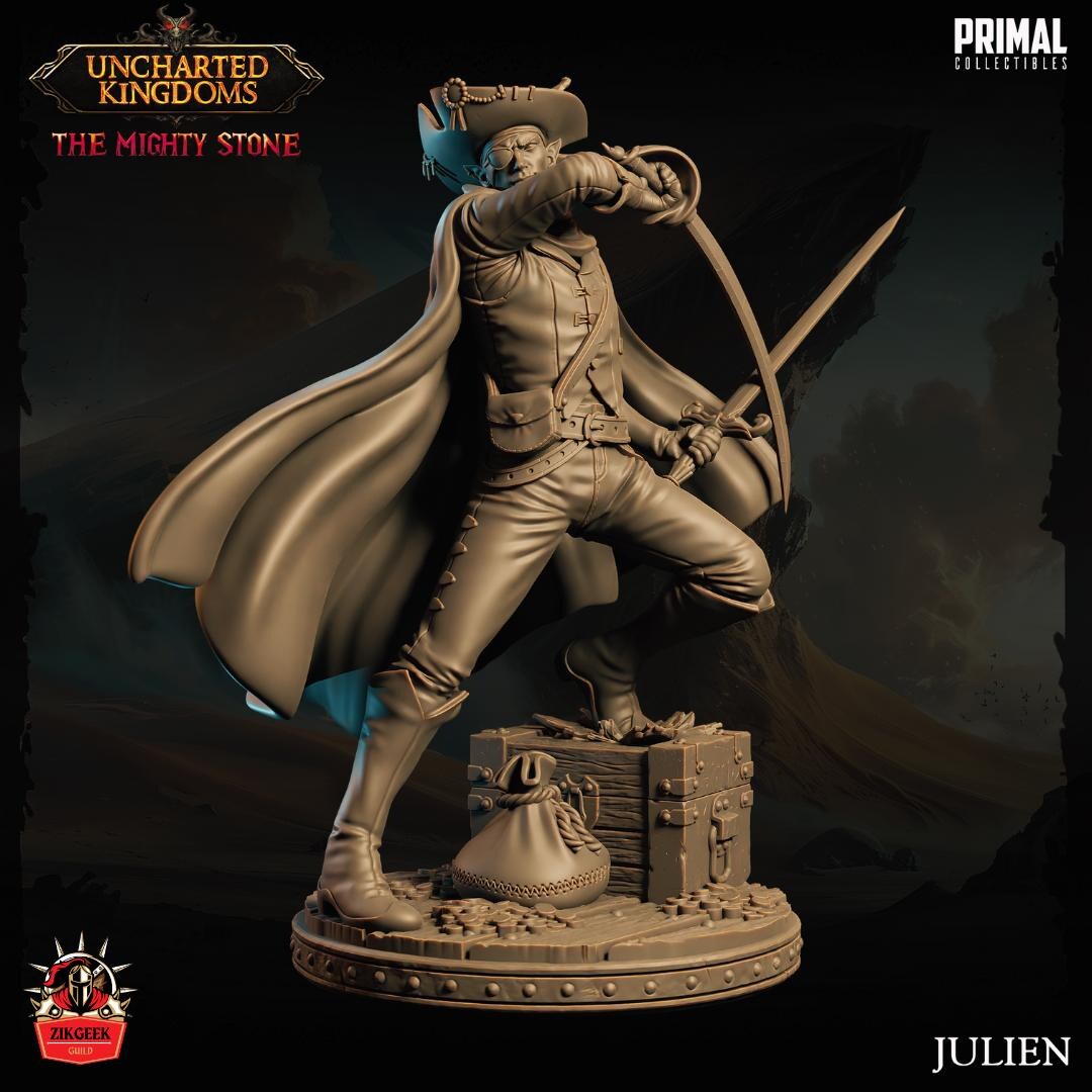 Elf Mercenary Warrior Fighter Dnd Miniature Dungeons and Dragons Mini ...