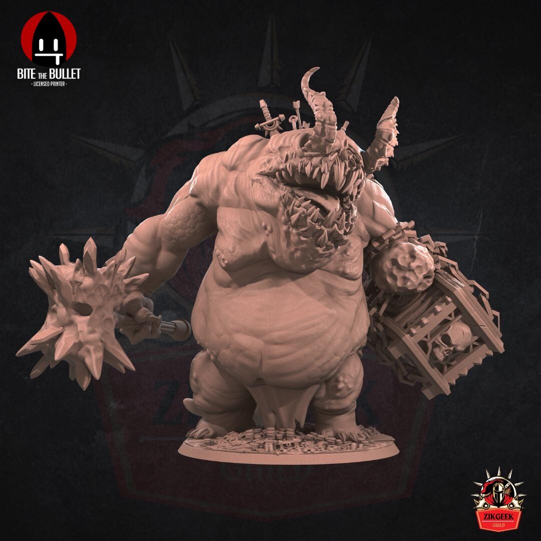 Demon Greed Miniature - Boss Monster Figure for Fantasy RPG, Dungeon ...