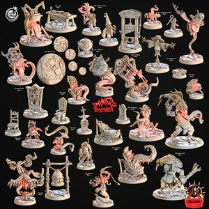 Bell Mimic Dnd Enemy Miniature, RPG Tabletop Game, Dungeons and Dragons ...