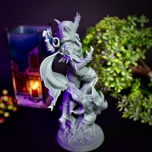 Elf Female Archer, Ranger, Banshee Queen Dnd Miniature, RPG Game, Hero ...