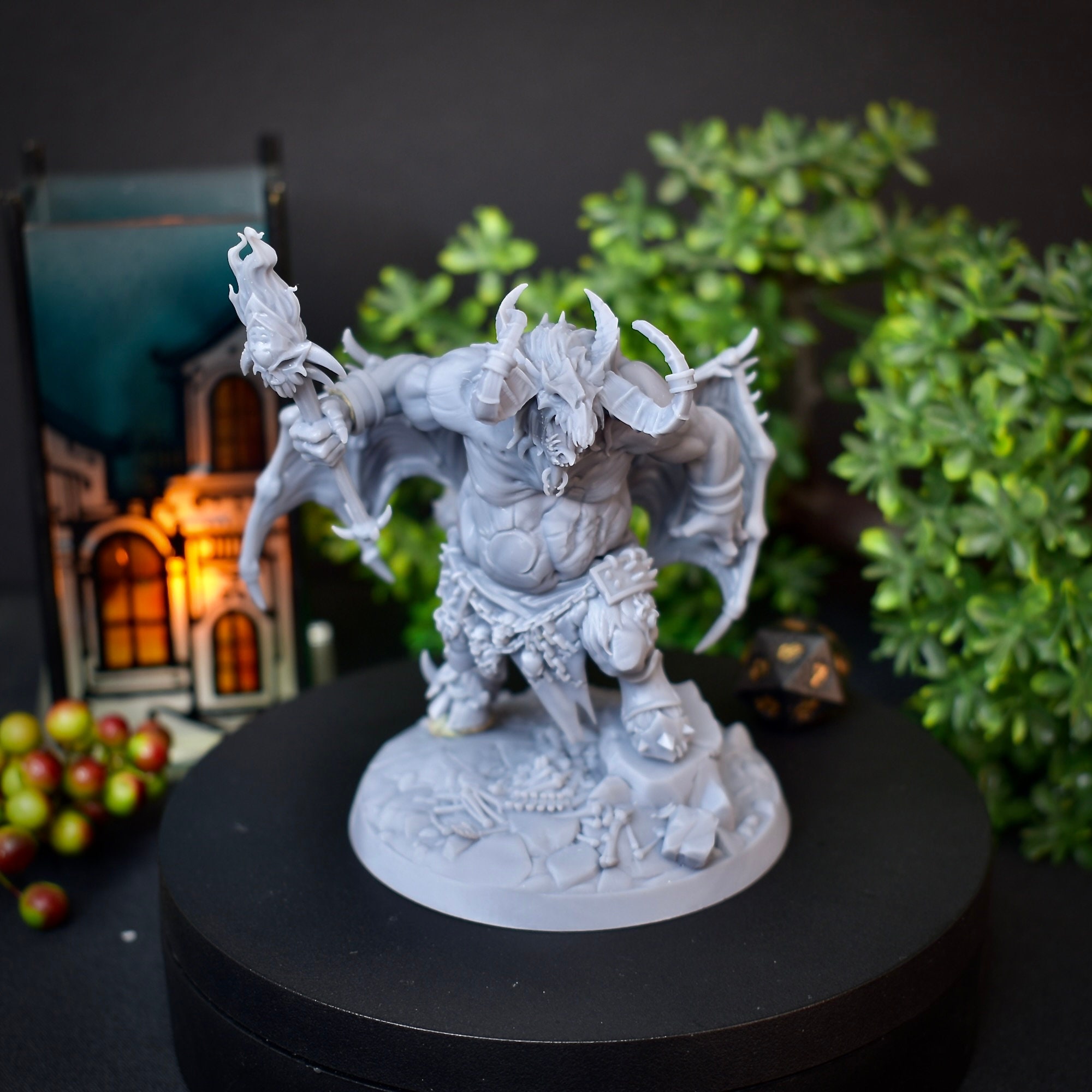 Orcus & Imps Boss Miniature Set: 28/32/38mm Fantasy RPG Mini for Dnd ...