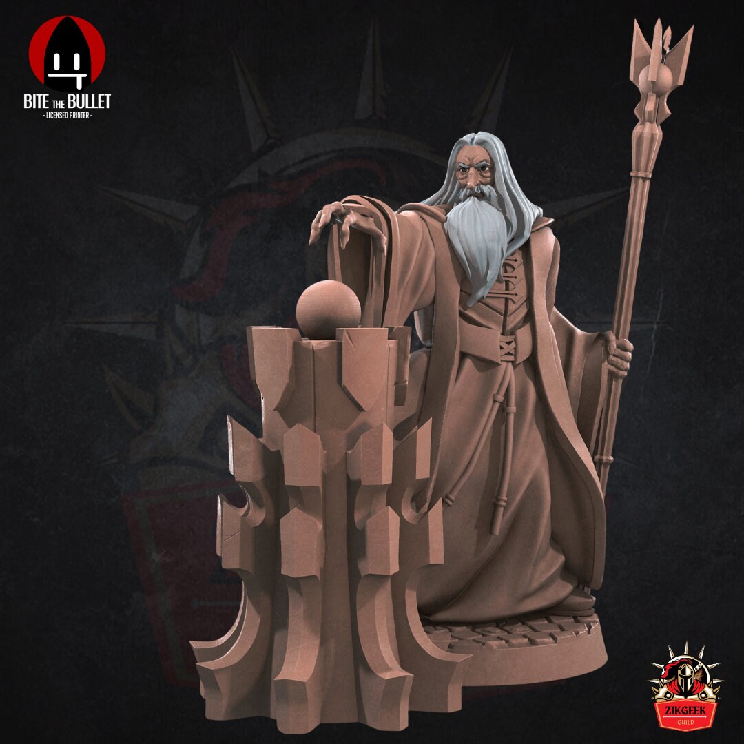 Dark Wizard, Mage, Sorcerer Enemy, Monster Miniature, Dungeons and ...
