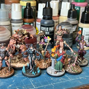 Garlen Warrior Miniature: 28/32/38mm Fantasy RPG Mini for Dnd, TTRPG - Etsy