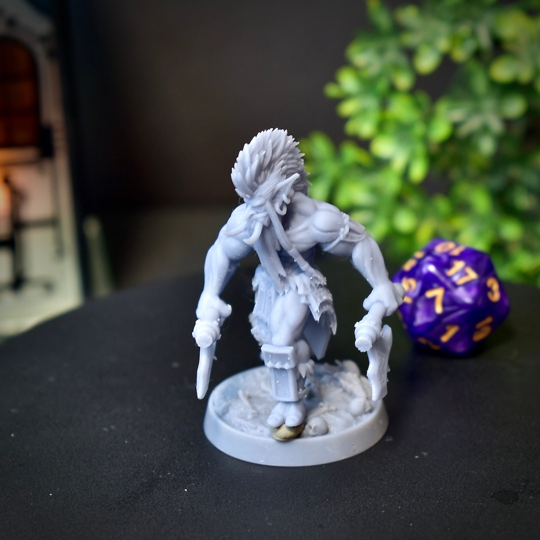 Troll Warrior Fighter Enemy Dnd Miniatures Dungeons and Dragons Mini ...
