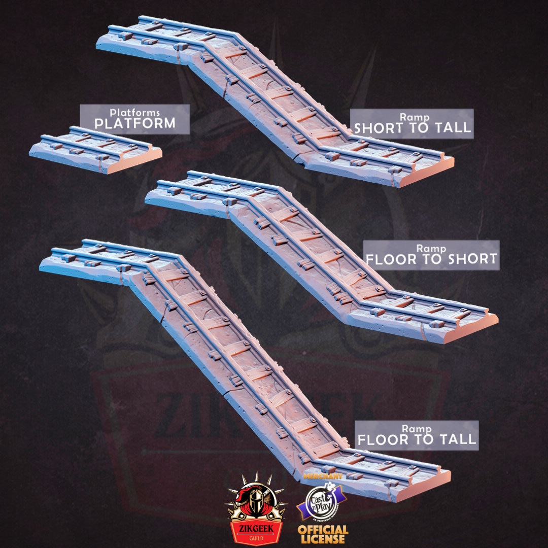 Dwarf Mine Coal Trolley Modular Platforms Dnd Miniature - Etsy