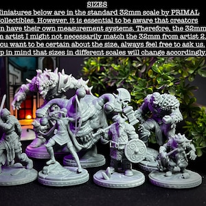 Female Mirror Wizard, Sorcer Miniature: 28/32/38mm Fantasy RPG Mini for ...