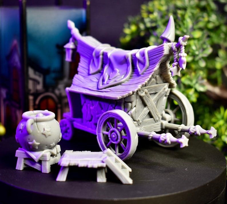 Witch Magic Potions Cart Dnd Terrain Miniature Dungeon Hero - Etsy