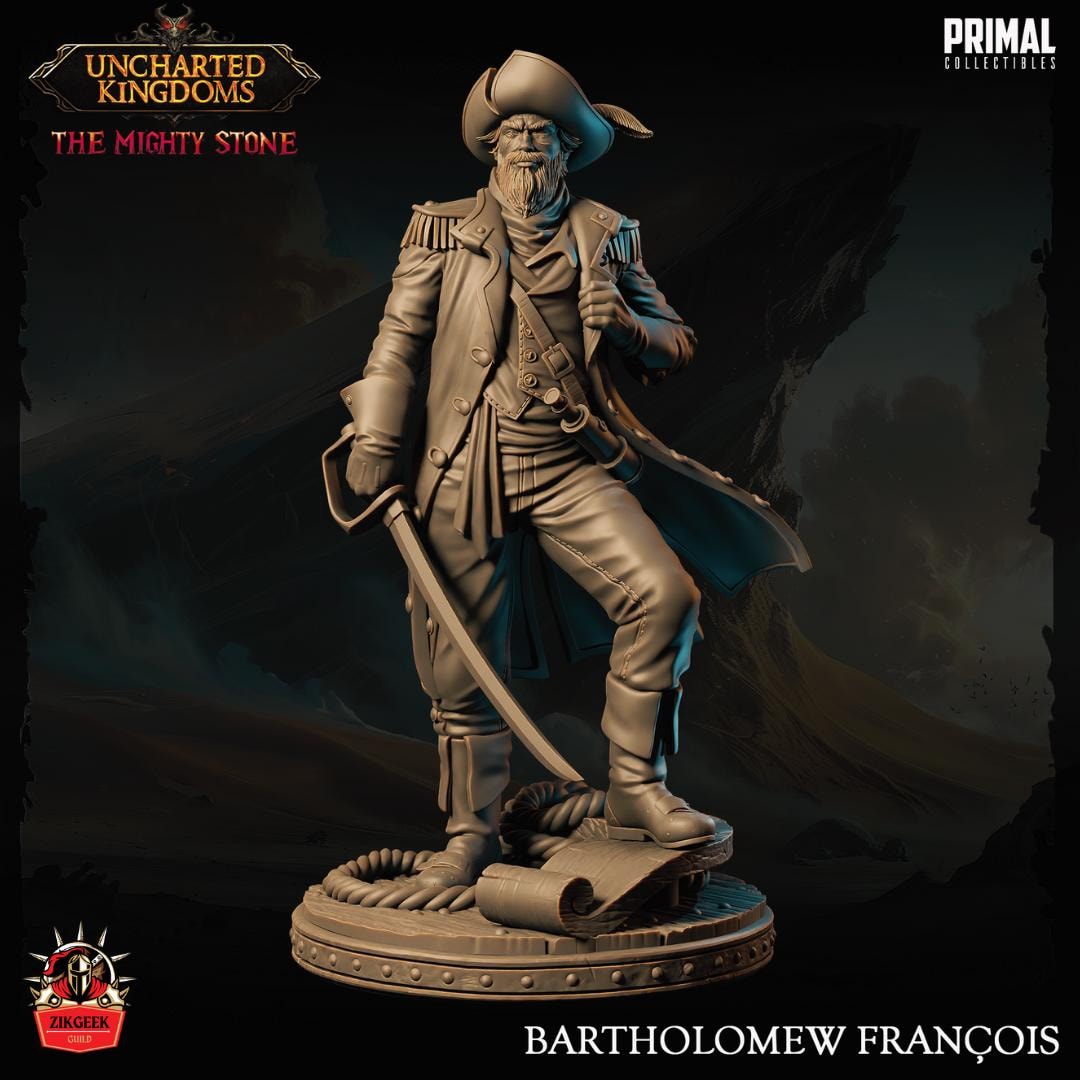 Captain Pirate Enemy Dnd Miniatures, Dungeons and Dragons Mini, Hero ...