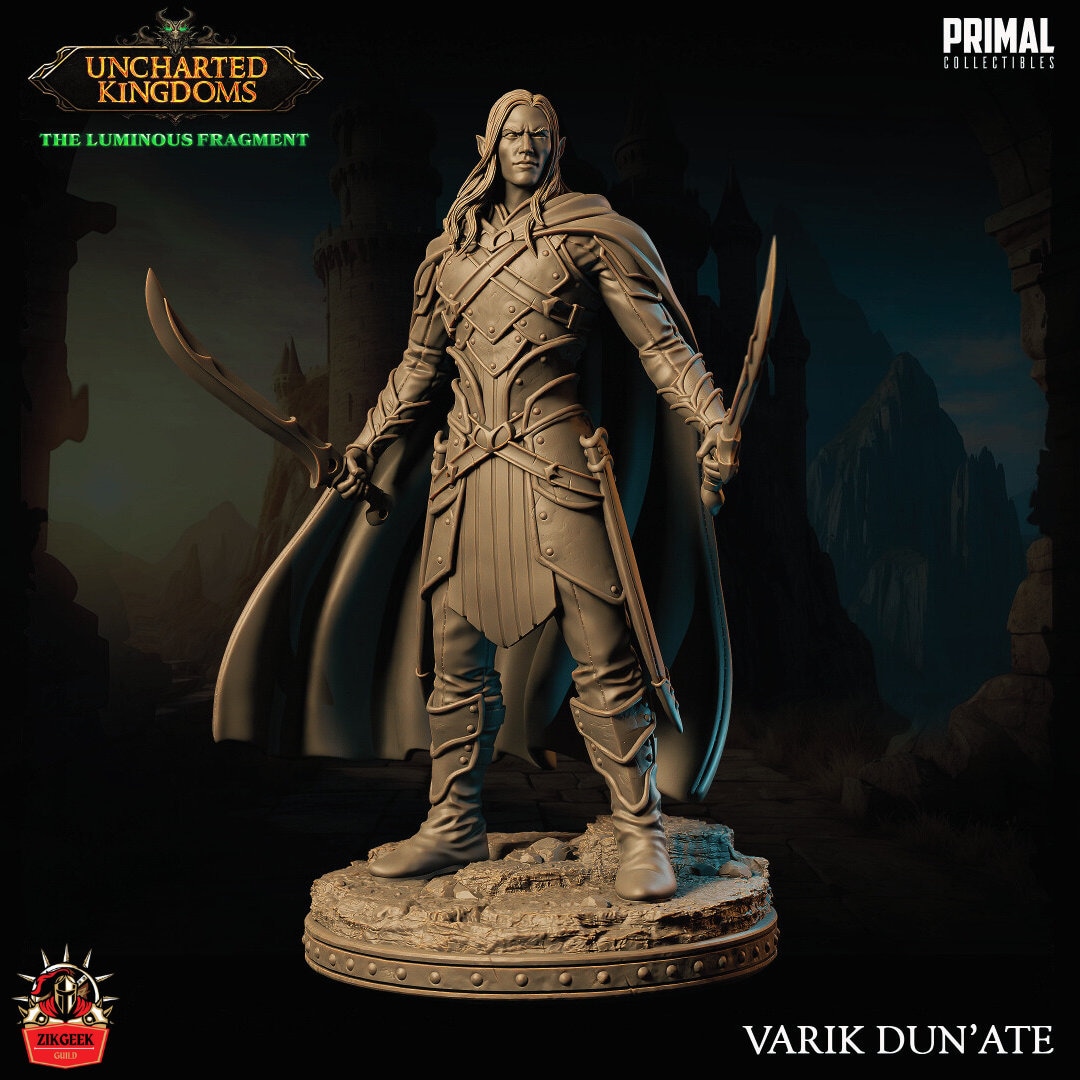 Dark Elf Dnd Enemy Miniature Masters of Dungeon Hero Quest, RPG ...