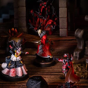 Vampire Castle Terrain Bases, Furniture Base Miniature Dungeons and ...