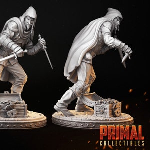 Thief, Rogue Daggers Classic Enemy Miniature Dungeons and Dragons Mini ...
