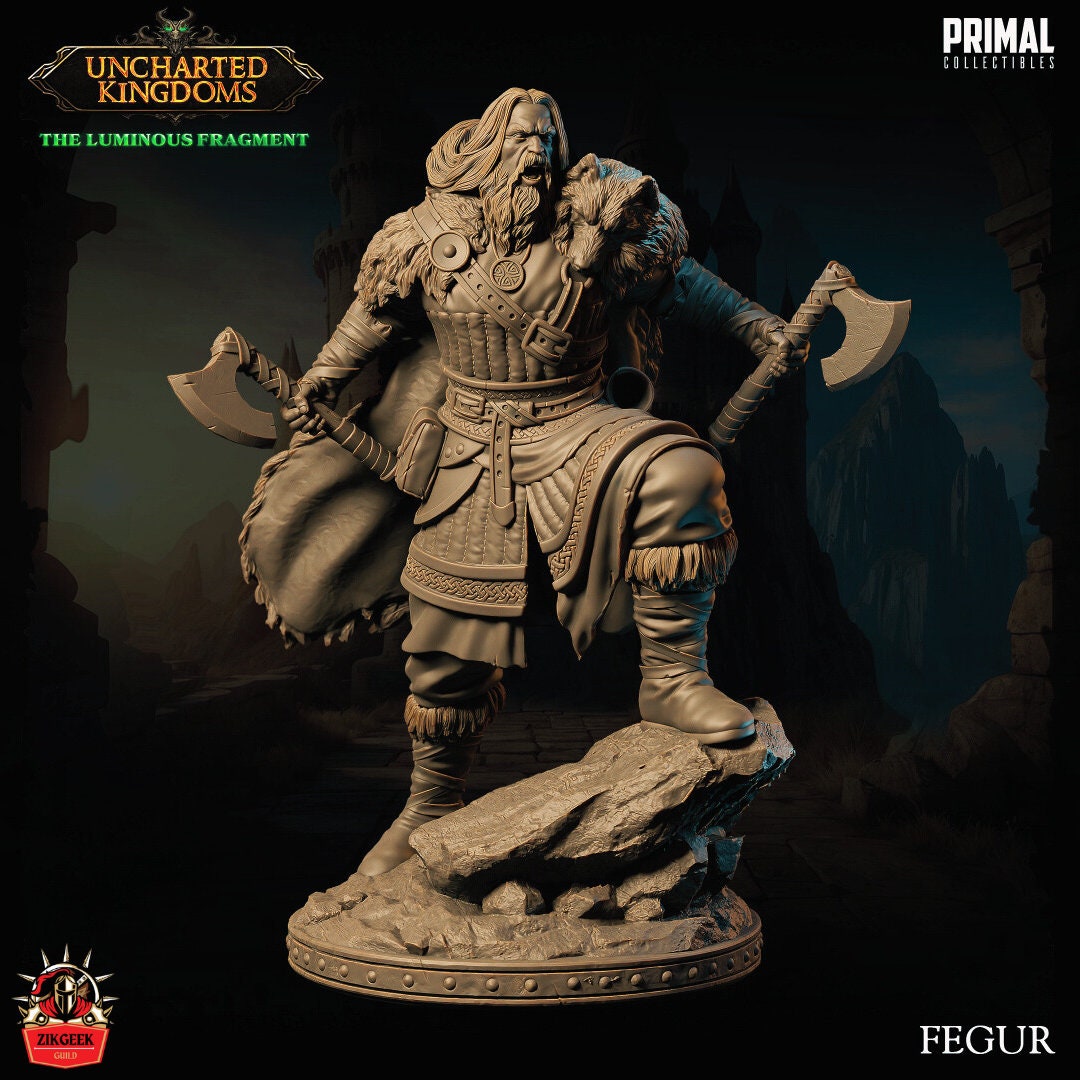 Barbarian Warrior Dnd Fighter Miniature, Masters of Dungeon, Hero Quest ...