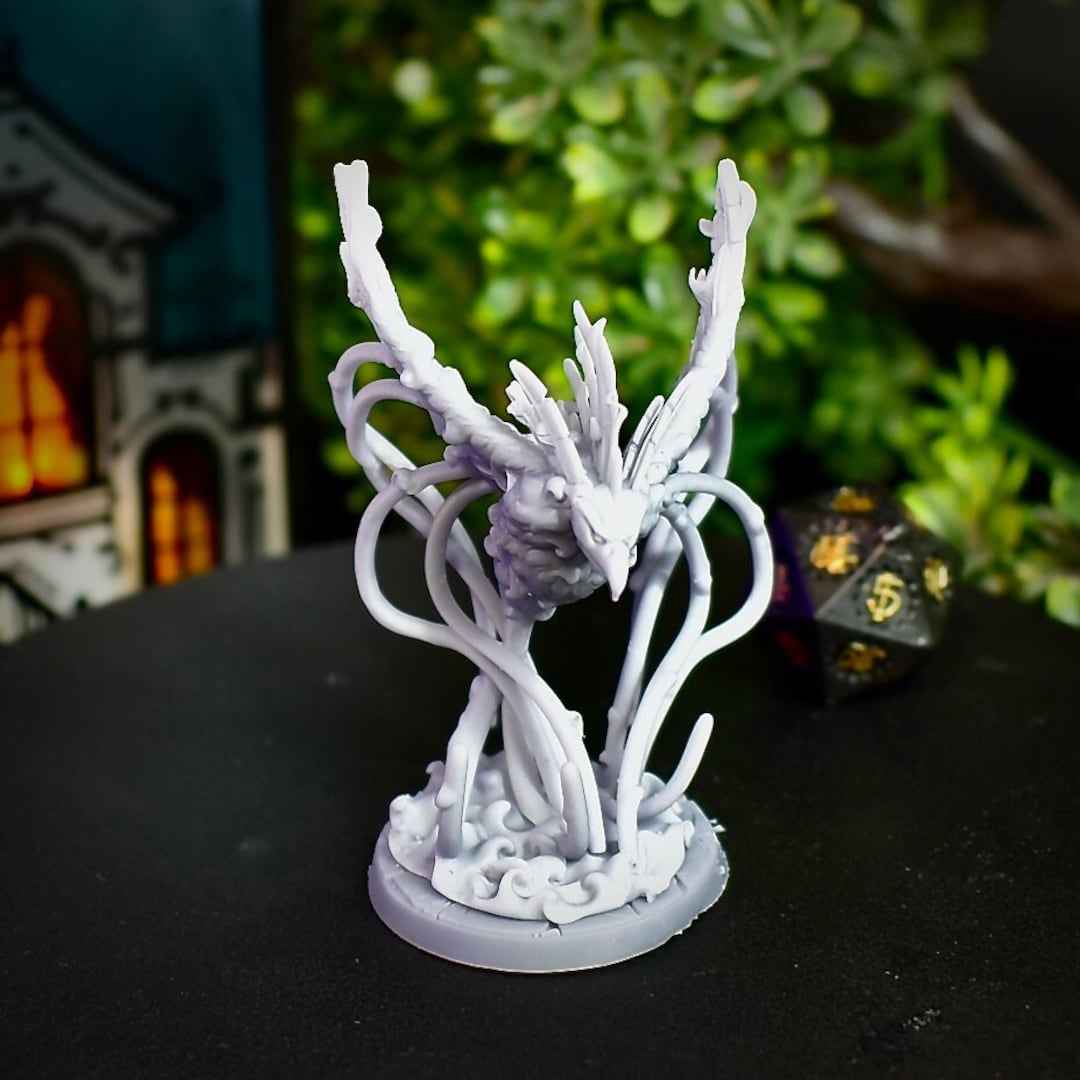 Phoenix Wow Miniature: 28/32/38mm Fantasy RPG Mini for Dnd, TTRPG - Etsy