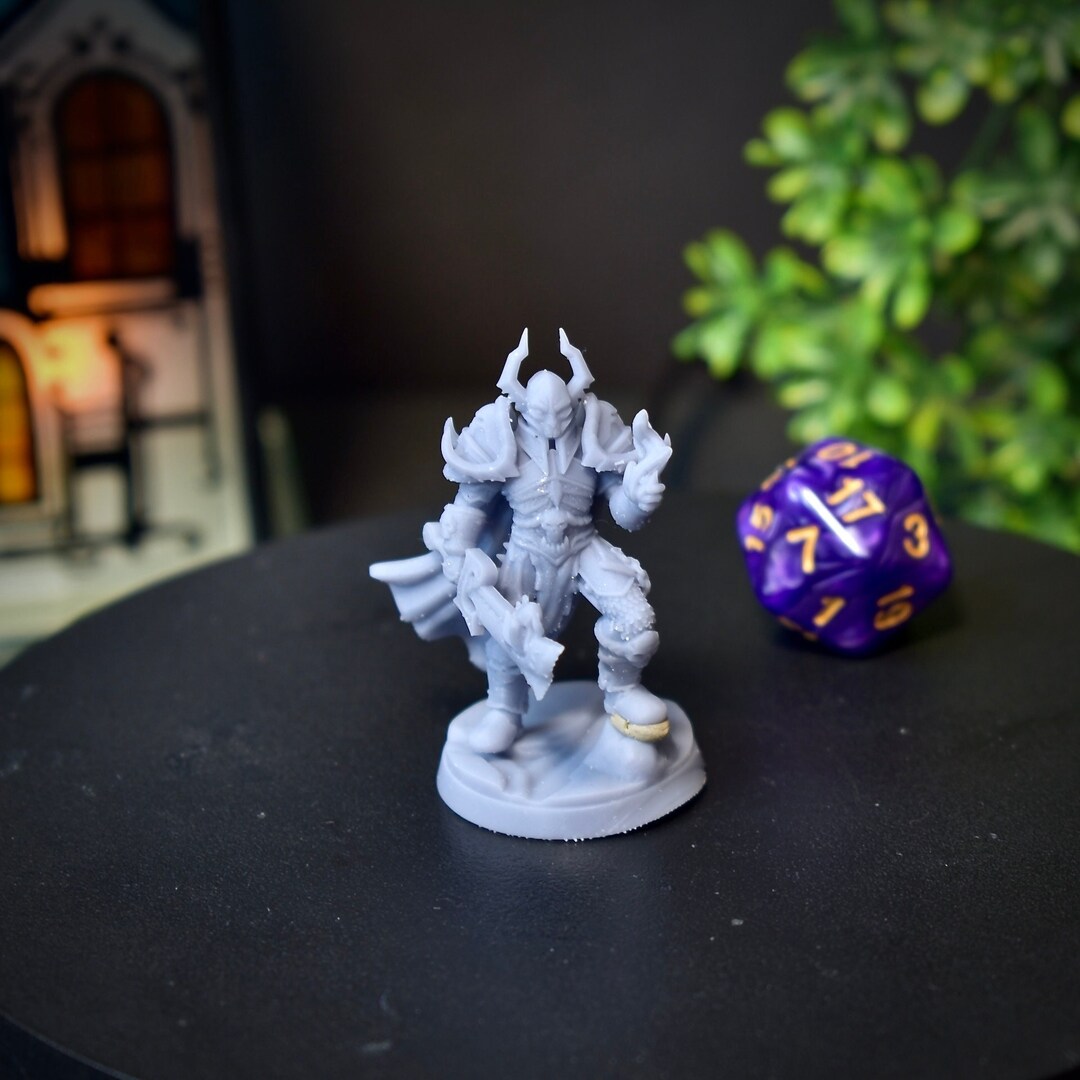 Death Knight Paladin Dnd Miniatures Dungeons and Dragons Mini Hero ...
