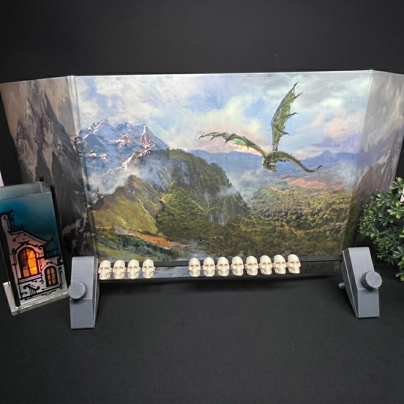 DM Screen Skull Tracker, Dnd Health Abacus, TTRPG Fear & Hope Counter ...