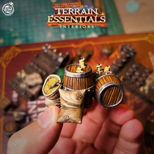 Town Props Miniature Terrain: 28/32/38mm Fantasy RPG Mini for Dnd ...