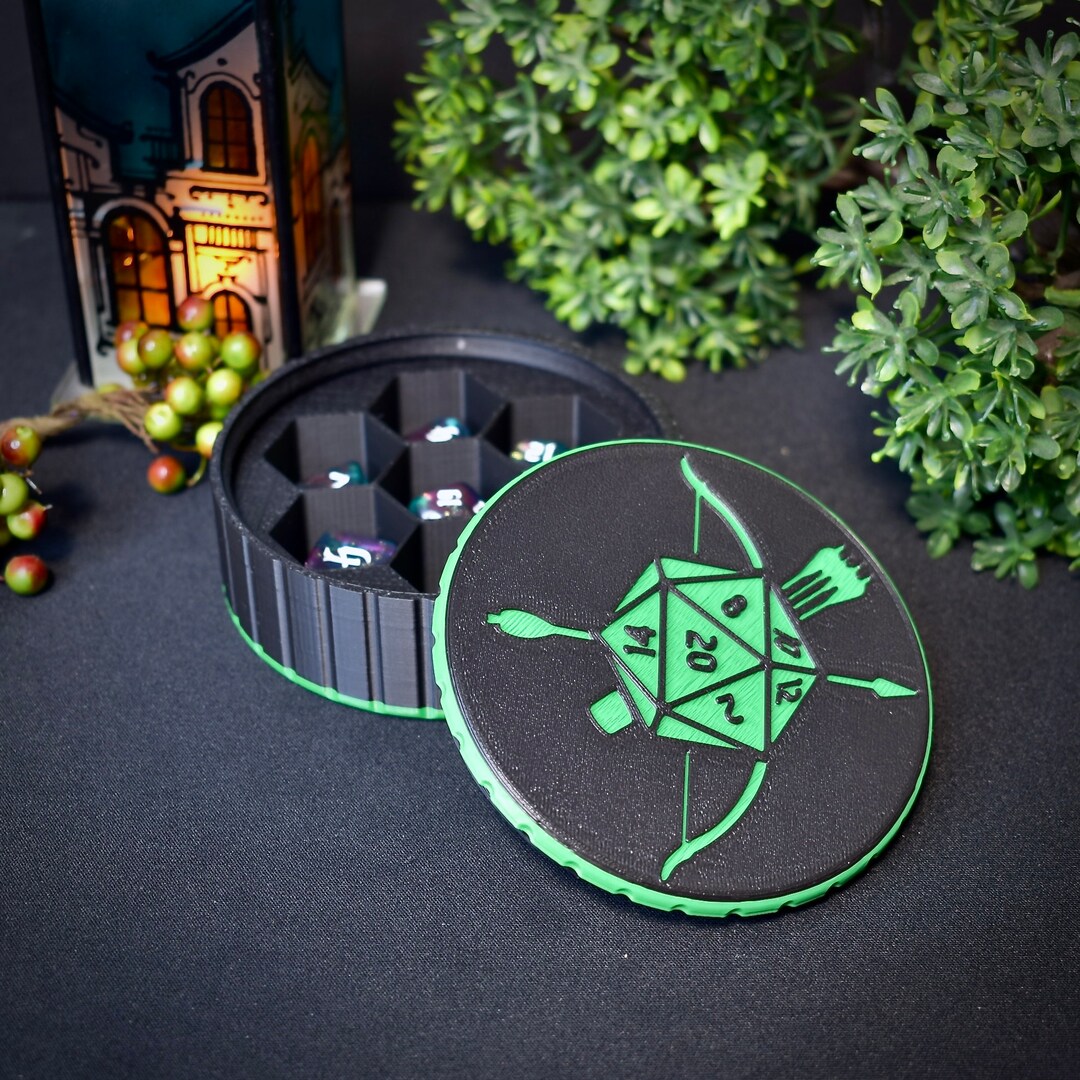 Ranger Archer Dnd Dice Case Dice Rolling Tray Custom Dnd Vault Dice ...