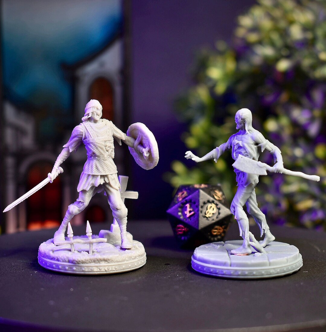Classic Zombie Enemy Miniature Dungeons and Dragons Mini Hero Quest RPG ...