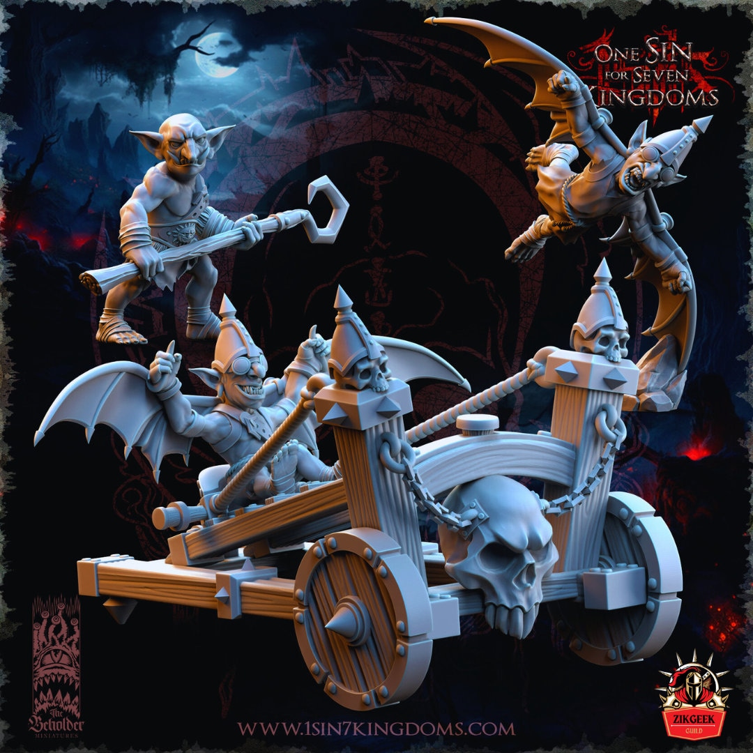 Goblins Slingshot of Doom Monster Enemy Wargaming Miniature Dungeons ...