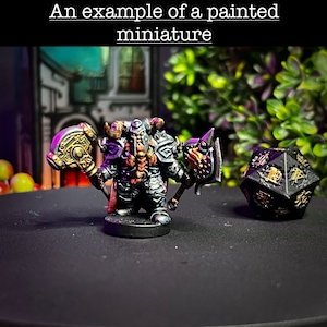 Gingerbread Man Mimic Dnd Enemy Miniature, RPG Tabletop Game, Dungeons ...