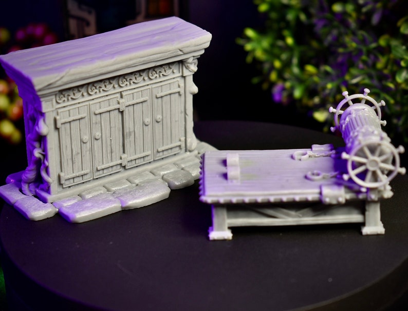 Cupboard, Torture Rack Terrain, Furniture Miniatures, Dungeons and ...