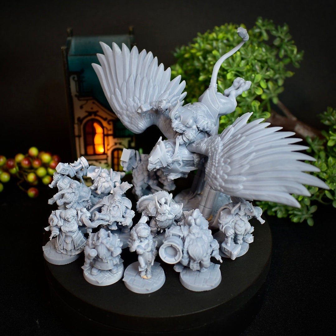 Dwarves Set Dnd Fighter Miniature, Heroquest RPG, Tabletop Game ...