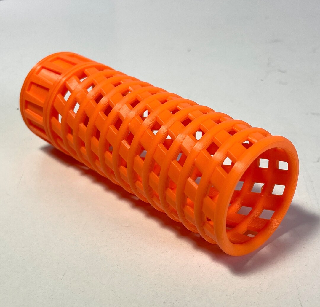 Custom Nerf N-strike Barrel, (mr. Swirly, Orange) - Etsy