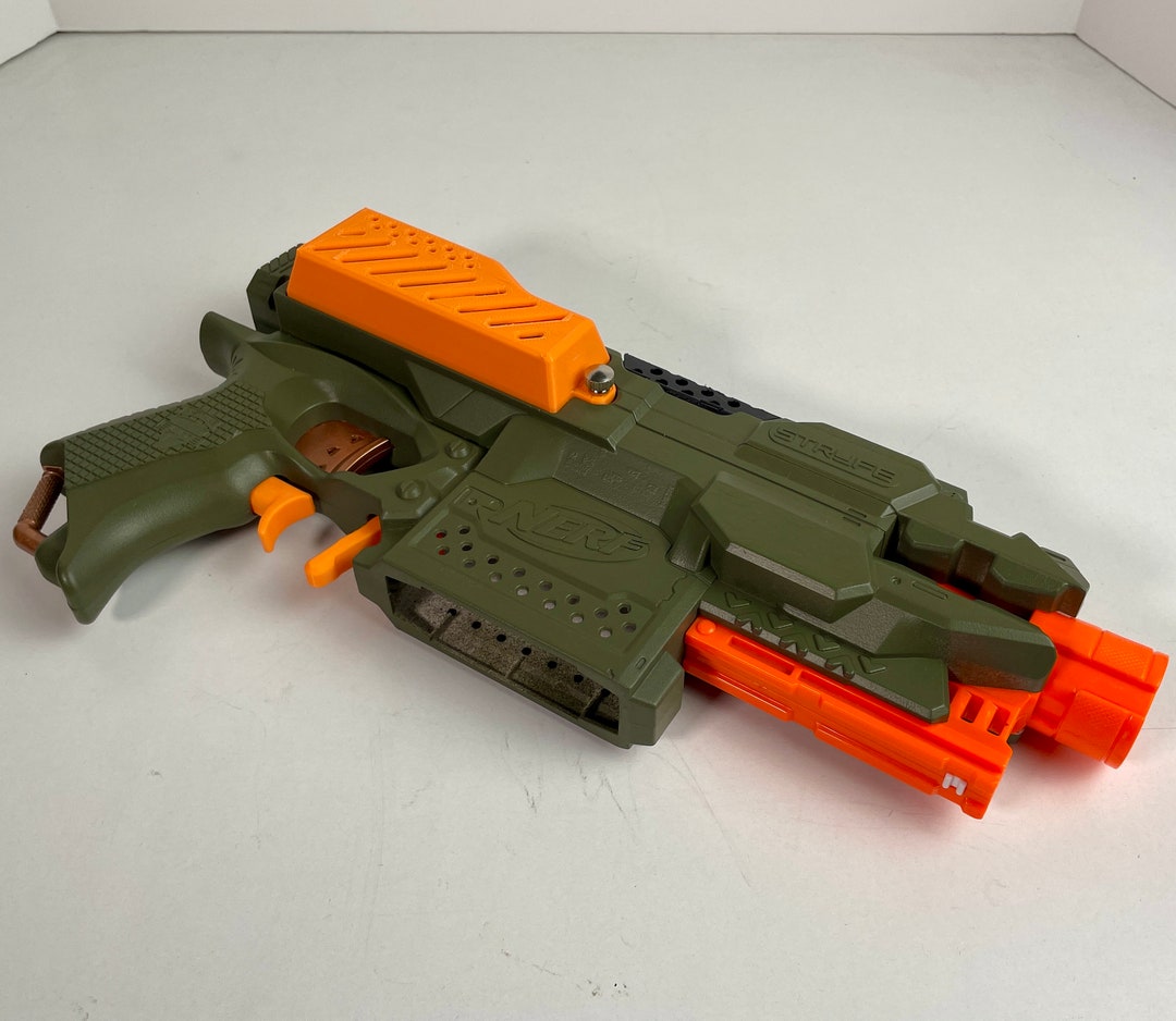 Nerf Stryfe Blaster, Used, Modified XT-60 2S Lipo Olive Green 105 Fps Avg - Etsy