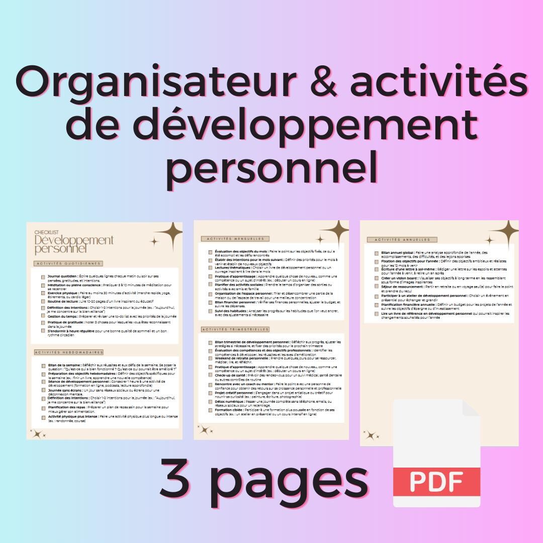 Personal Development Checklist: 50 Steps to Transform Your Life Daily ...