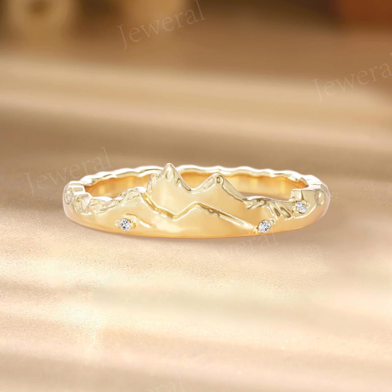 Mountain Range Ring - Etsy
