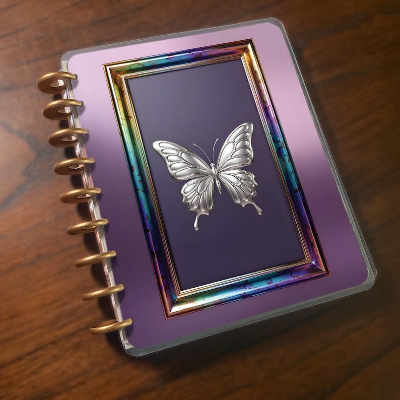 Rainbow Butterfly: Handmade Luxury Butterfly |happy Planner Classic ...