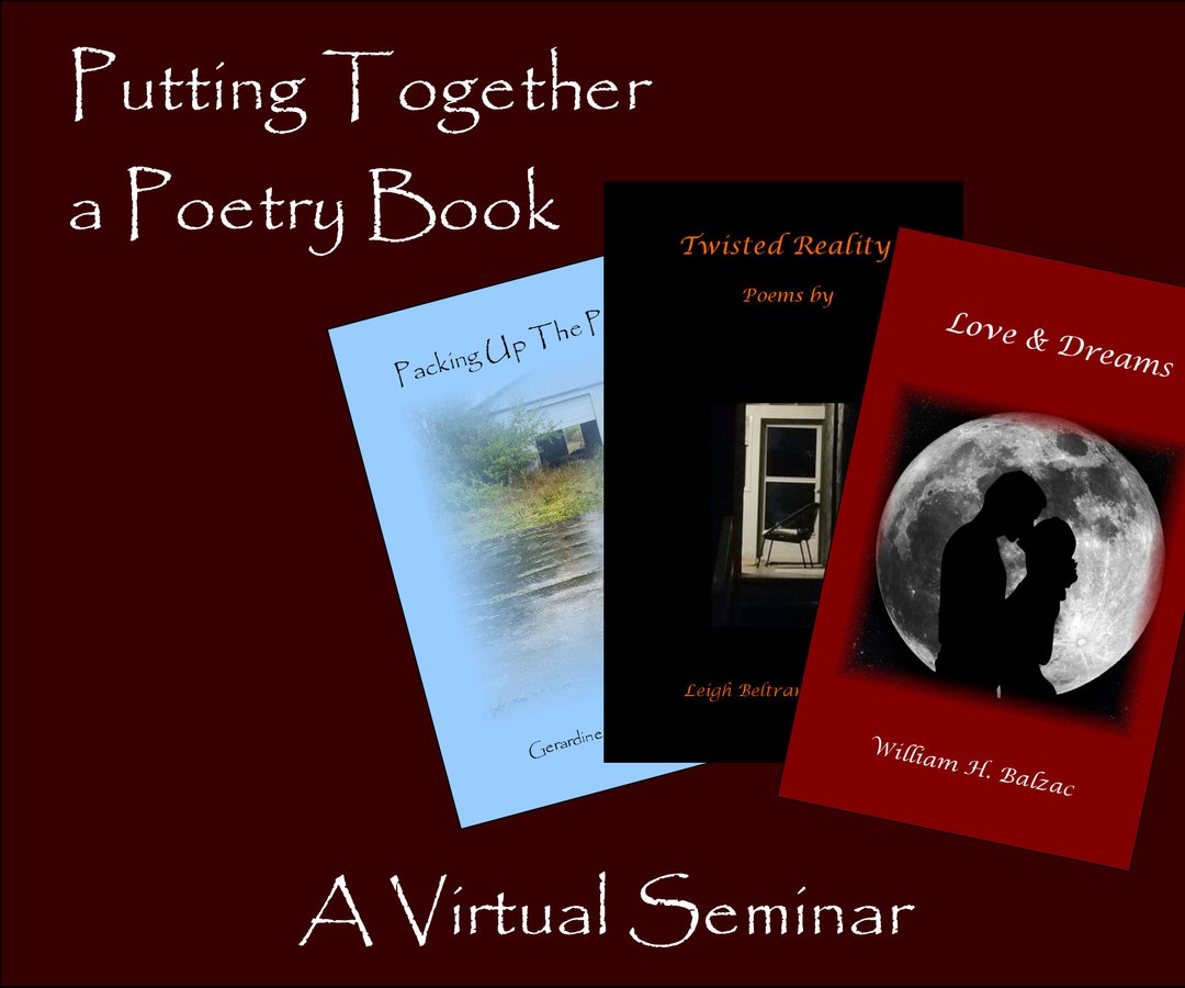 Putting Together a Poetry Book Seminar Recording - Etsy