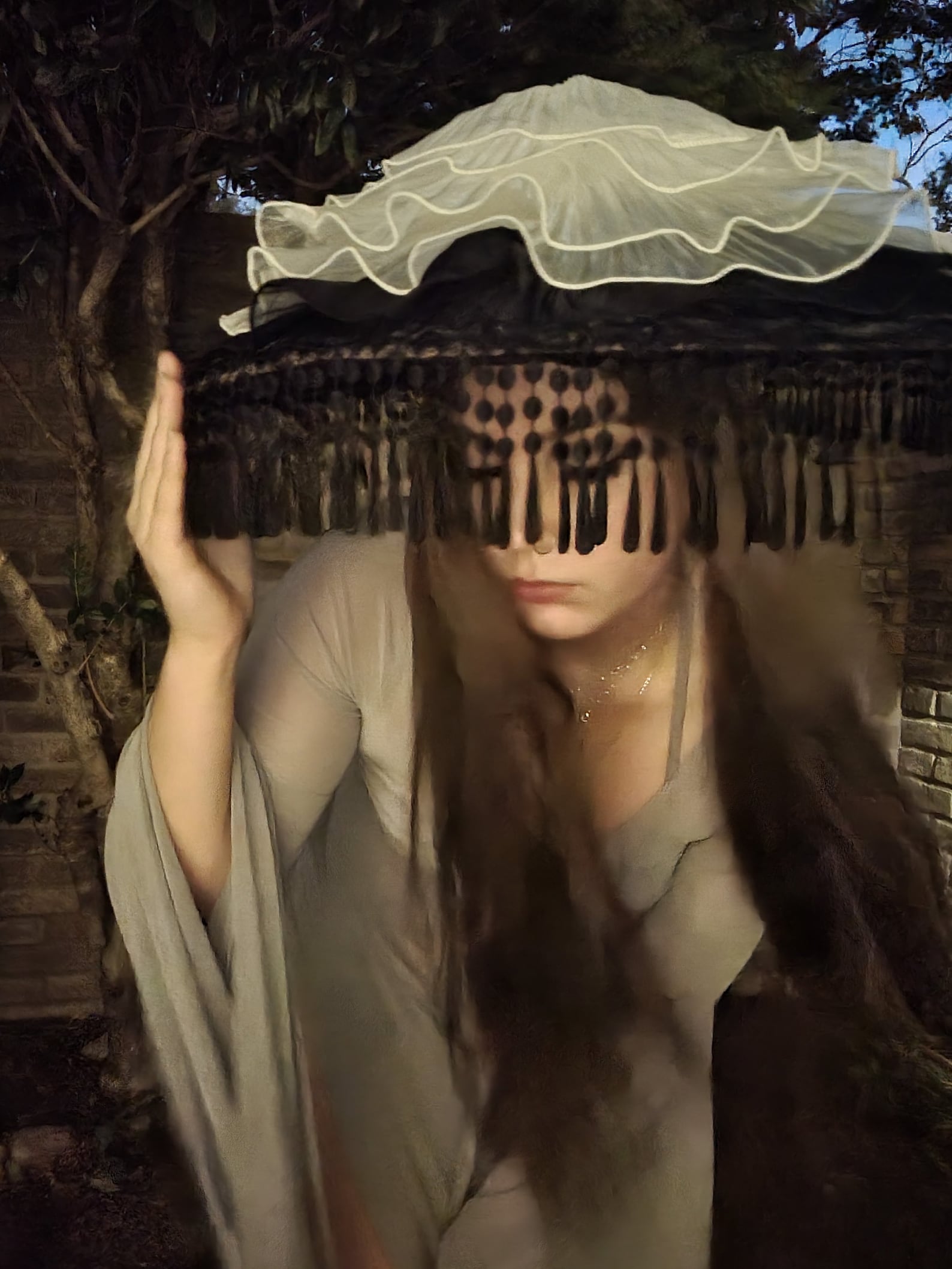 SHORT Inky Cap Mushroom Shroom Hat, Halloween Rave Festival Clothing ...