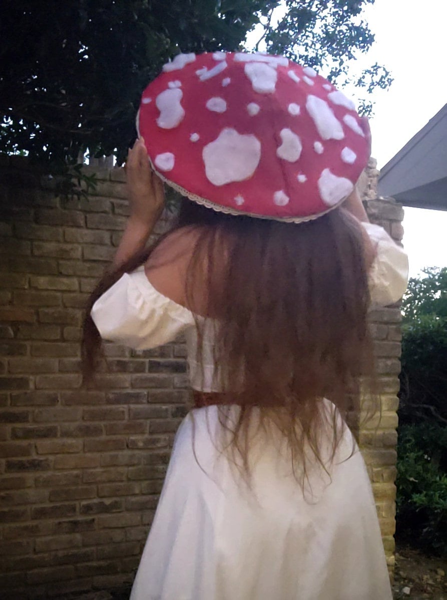 Amanita Muscaria Red Mushroom Shroom Hat, Halloween Rave Festival ...