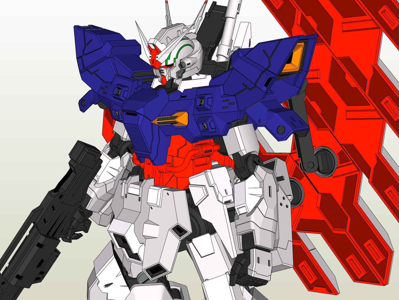 Gundam Papercraft [ette] AMX-123X-X Moon Gundam - Etsy