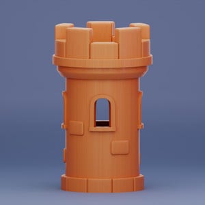 Castle Tower 3D Printable Model - Etsy