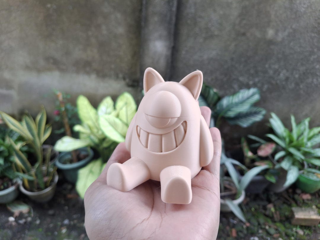 Cute Sitting Monster 3D Printable STL Model - Etsy