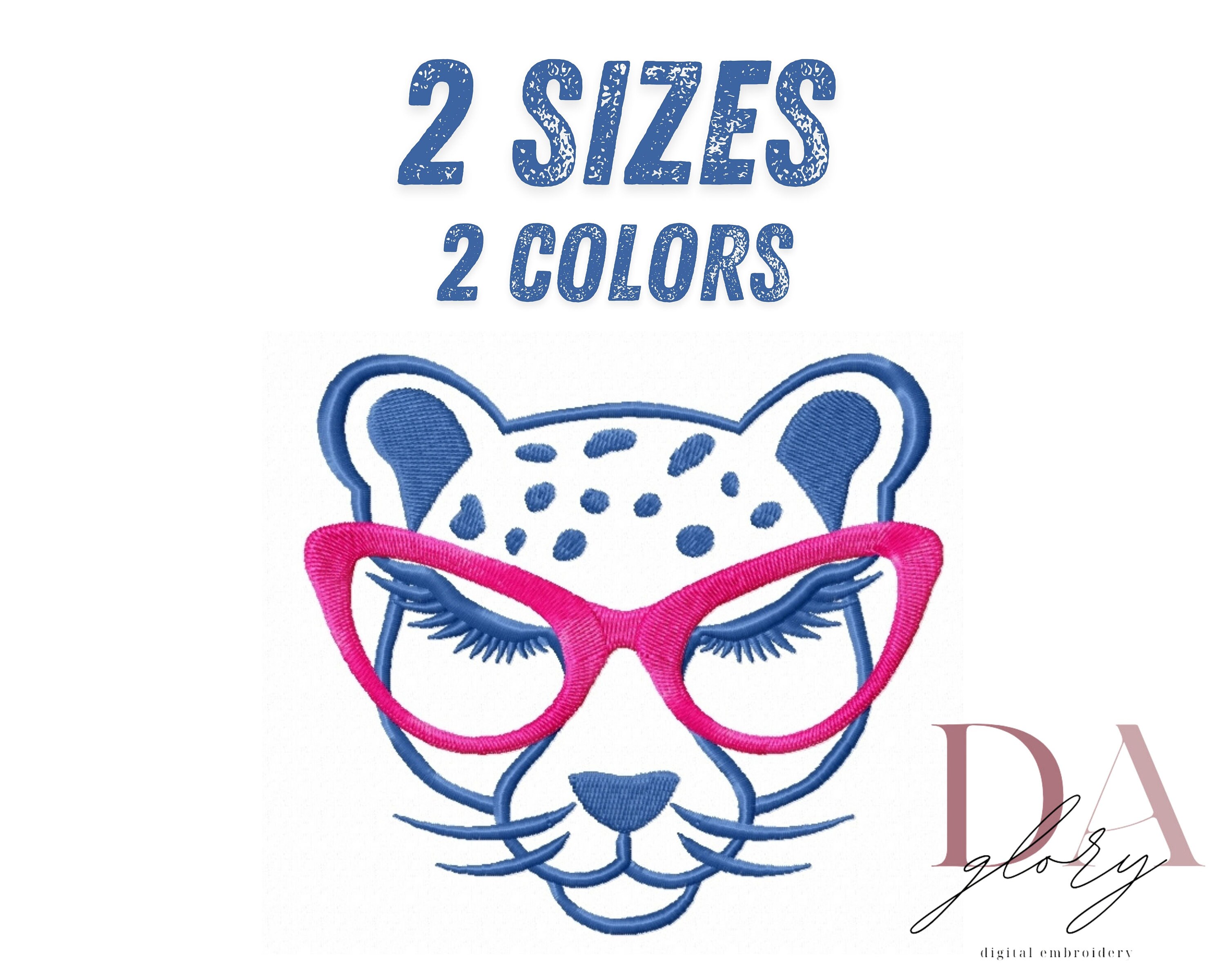 Cheetah Embroidery Design, Woodland Animals Machine Embroidery Pattern ...