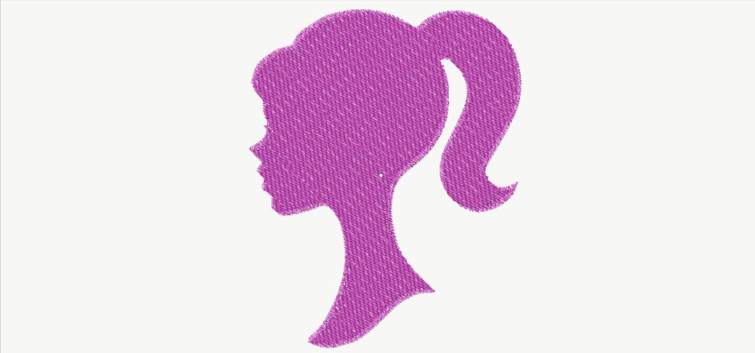 Pink Doll Head Design Embroidery, Instant Download, Complex Fill, 3 ...