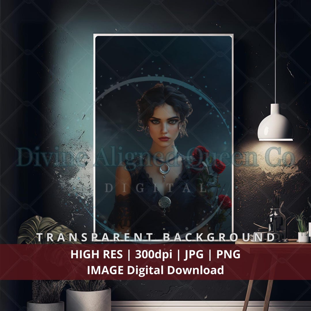 Goddess of the Night, Lilith, Digital Art - Divine Feminine PNG/JPG for ...