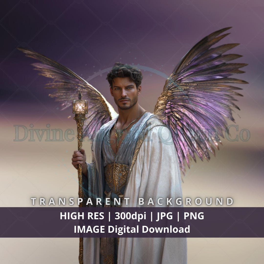 Archangel Metatron Art: Spiritual Digital Image (PNG JPG) - Etsy