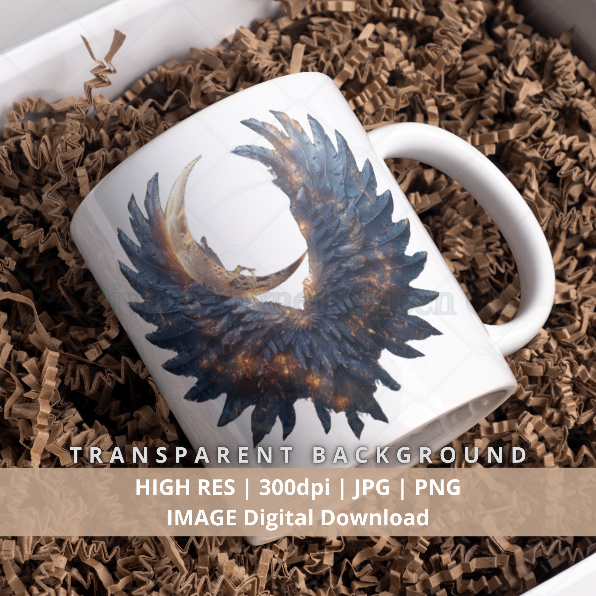 Celestial Angel Wings La Luna Angel Wings, Divine Feminine Art, PNG JPG ...