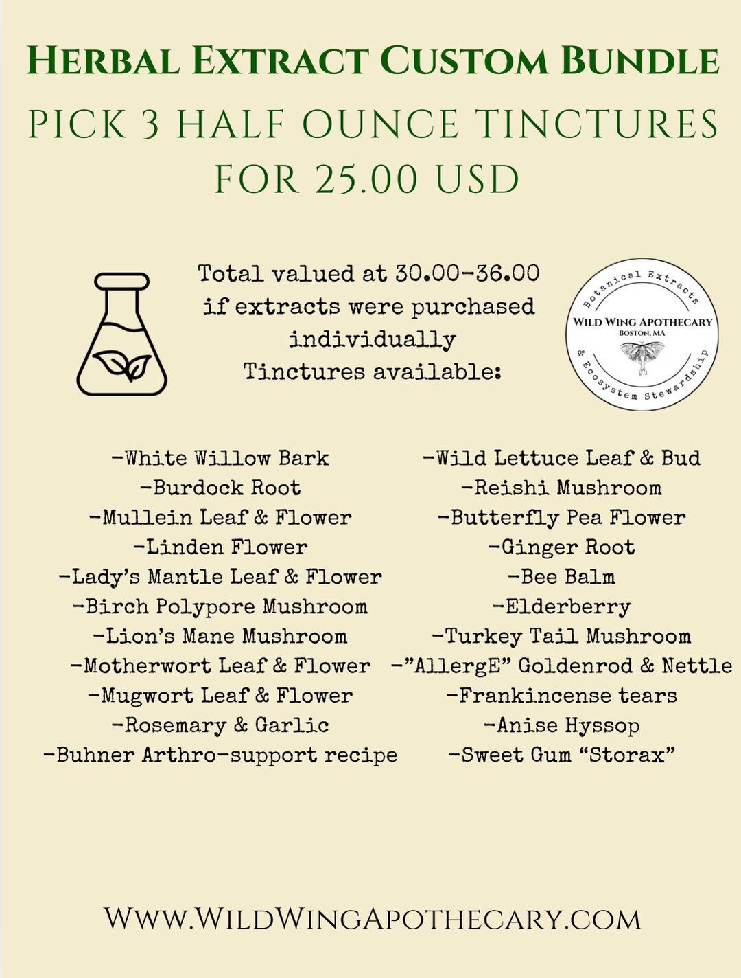Custom 3 X Half Ounce Extract Bundle - Etsy
