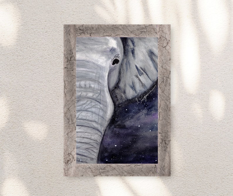 Elephant Art Instant Digital Download - Etsy